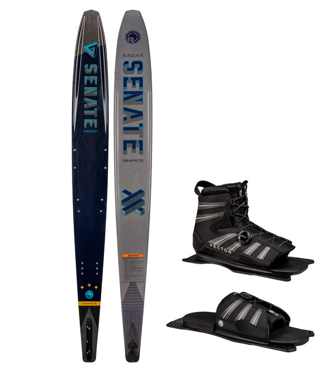 Radar Senate Graphite Slalom Ski | Waterskiers World Australia