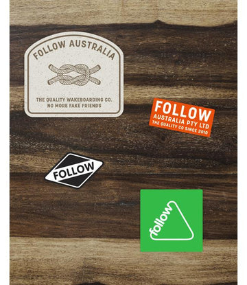 Follow Promo Sticker Pack @ $9.99